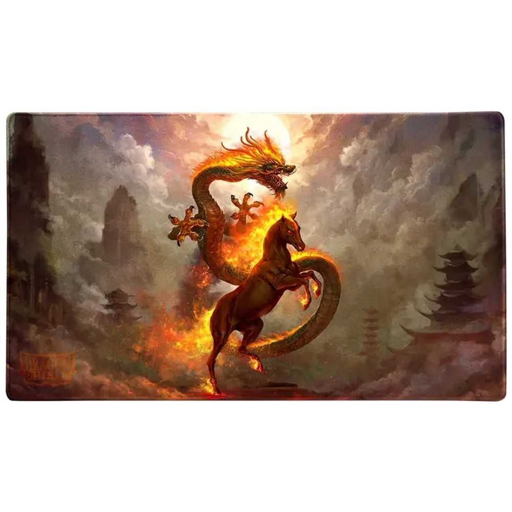 Dragon Shield Fire Horse 2026 Playmat & Tube - darkhammer.uk