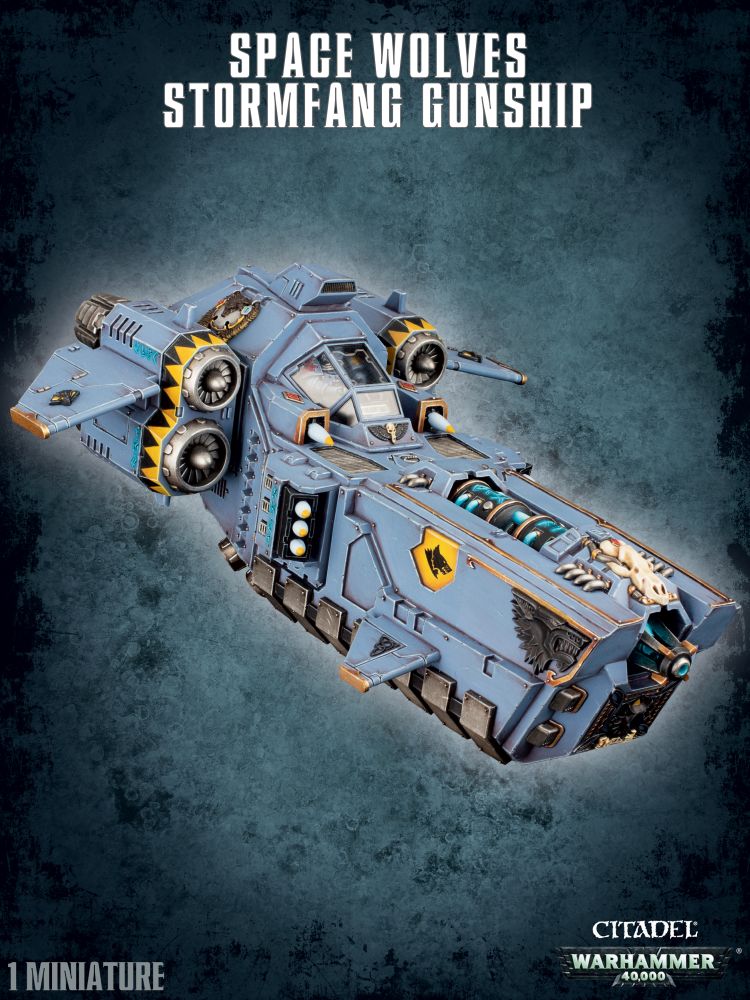 Space Wolves: Stormfang Gunship - darkhammer.uk